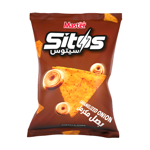 Master Tortilla Chips, Karamellisierte Zwiebel 100g | GRESAM Handels GmbH